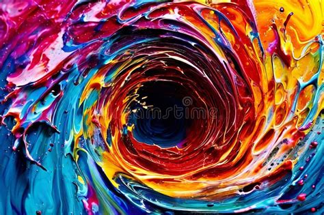 Vortex Visualization Vortex A Splattered Vortex Art Piece Creati Stock Vortex Visualization Vortex A Splattered Vortex Art Piece Creati Stock