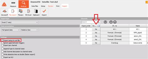 Compare Dewesoft Setup Files Dxs Engineering Support