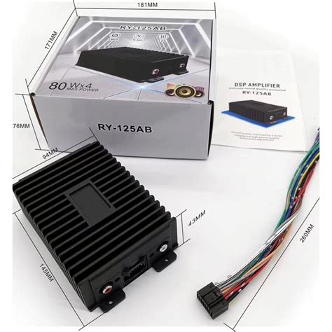 High Power Car Audio Dsp Amplifier Processor Car Stereo Power Amplifier