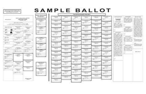 Free Voting Ballot Templates Word PDF ᐅ TemplateLab