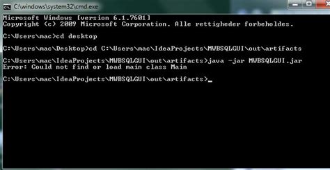 Java Error Could Not Find Or Load Main Class Main When Trying To Run