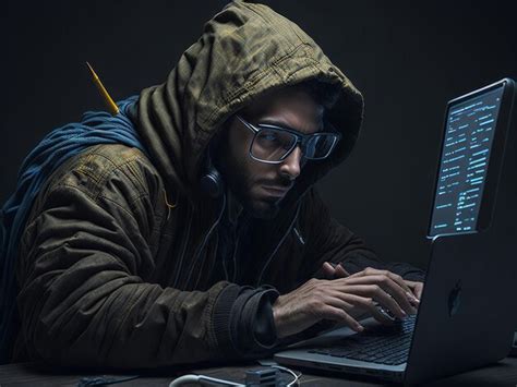 Premium Ai Image Portrait Of Male Computer Programmer