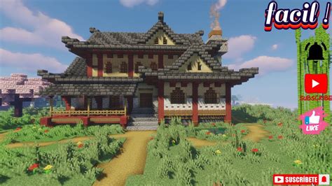 Cómo Construir Una Casa Japonés En Minecraft Tutorial 23 Youtube