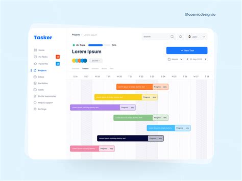 Project Management Dashboard Behance