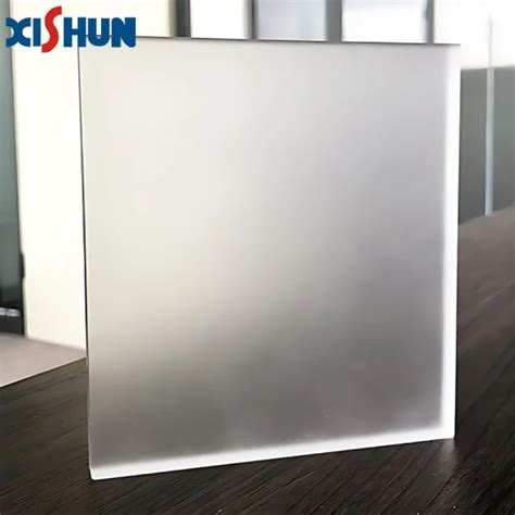 Xishun Milk Frosted Acrylic Sheet Non Reflective Plexiglass Color Pmma Custom Sheets Acrylic
