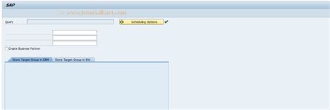 RSTG CUST SAP Tcode Target Group Selection Customers