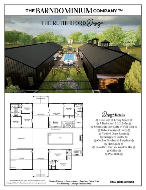 Barndominium Floor Plans Stock And Custom Barn Style House Plans