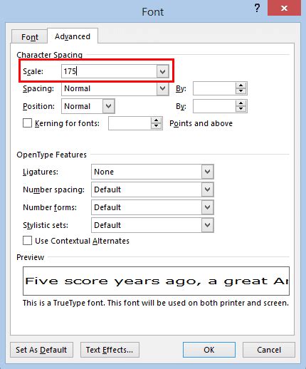 Scaling Text In Word Office Watch