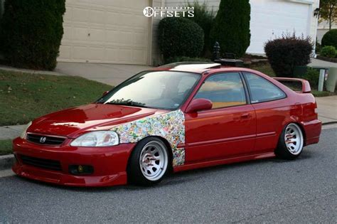 1999 Honda Civic With 15x8 12 Diamond Racing Pro Street And 17550r15