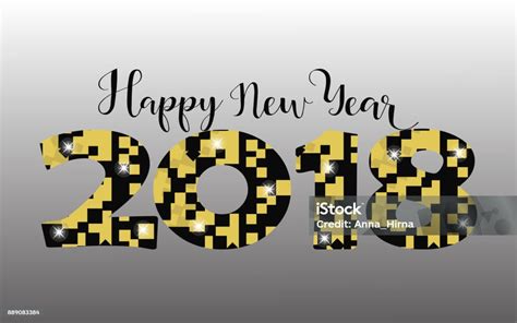 2018 새 해 밝은 배경 프레 젠 테이 션 전단지 전단지 엽서 및 포스터에 대 한 요소입니다 0명에 대한 스톡 벡터 아트 및 기타 이미지 Istock