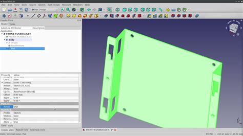 freecad editing a step file youtube