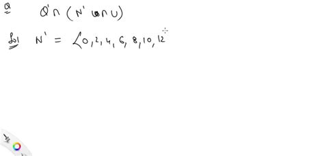 Use These Sets To Find Each Of The Following Identify Any Disjoint Sets U ∩∅ ∪r Numerade