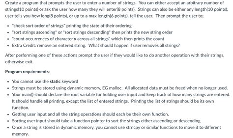 Solved Create A Program That Prompts The User To Enter A