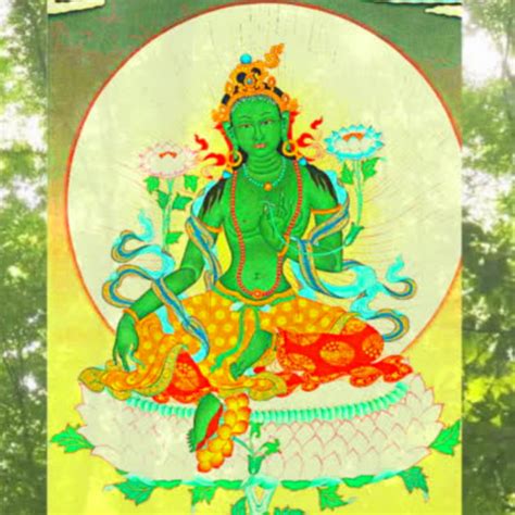 Om Tare Tuttare Ture Soha Green Tara Mantra Buddha Nature Dusum གསང