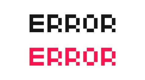 premium vector error icon internet problem symbol pixel design signs