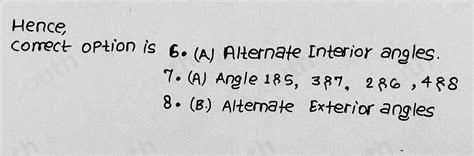 Solved 6 8 See Figure Below 6 Angles 3 And 6 Ar A Alternate