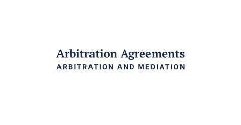 Arbitration Clause Sample Binding And Non Binding Arbitration