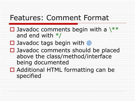 Ppt The Basics Of Javadoc Powerpoint Presentation Free Download Id