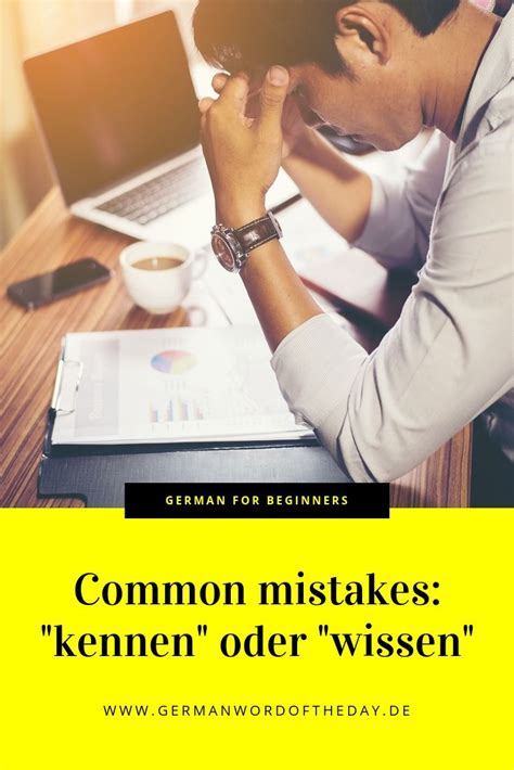 The Difference Between Kennen And Wissen Worksheet PDF Learn