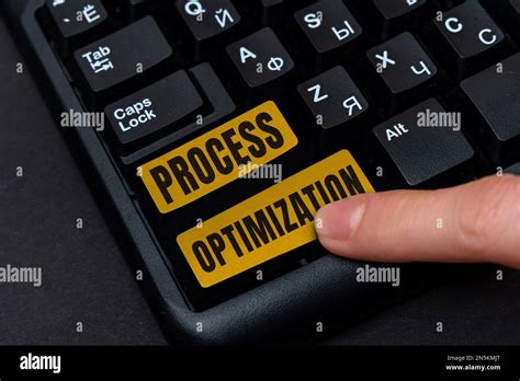 Conceptual Display Process Optimization Business Showcase Improve Organizations Efficiency