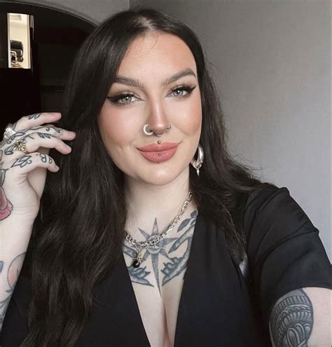 Medusa And Septum Piercing Gothic Sternum Tattoo Women Tattooed
