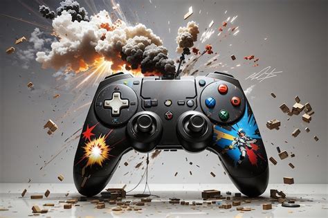 Premium Photo Digital Artwork With An Abstract Neon Light Gaming