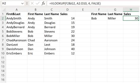 Excel How To Use VLOOKUP With CONCATENATE