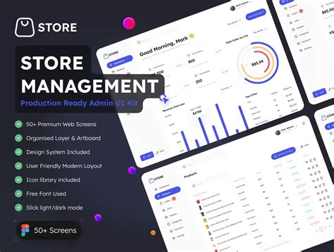 Store Management Admin Ui Kit Ui Kits — Ui Custom