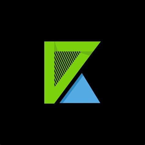 Premium Vector Abstract K Initial Design Logo Icon