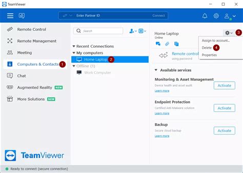 Add Computers And Contacts To Your Account