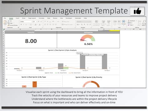 Sprint Management Excel Template Scrum Excel Template Agile Excel