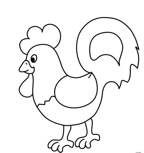 Петушок Картинка Для Детей Раскраски 63 фото