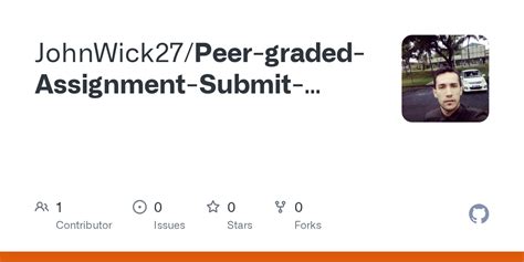Releases · Johnwick27peer Graded Assignment Submit Your Project And Review Others · Github