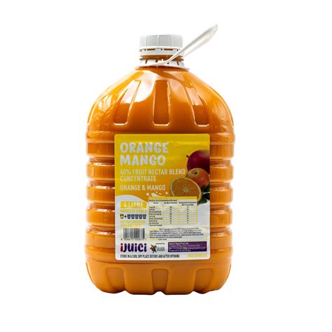 4l 40 Orange Mango Nectar Blend Concentrate Ijuici