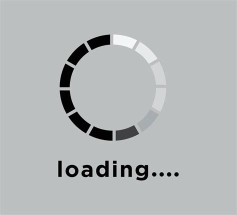 Loading Icon Vector Logo Design Template 10754303 Vector Art At Vecteezy
