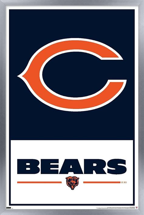 Nuevo Logotipo De Los Osos De Chicago Chicago Bears 3d Wood Sign