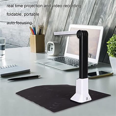 Usb Book Document Camera Scanner Foldable Portable Camera Document Scanner 8 Million Pixels