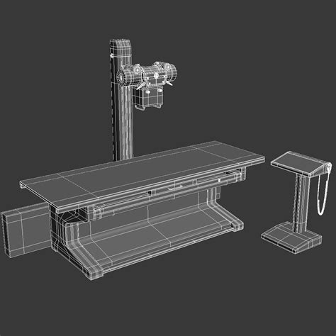 Máquina De Rayos X Modelo 3d 9 3ds Blend C4d Dae Dxf Fbx Lwo