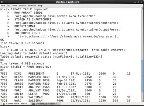Using Avro Schema Url In Apache Hive Big Data And Sql