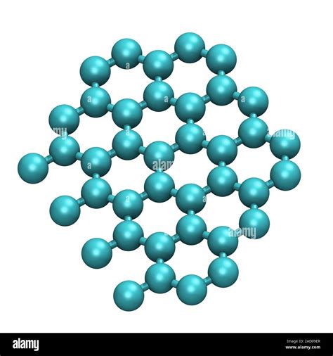 Graphite Molecular Model Graphite Is Used In Pencil Leads And As A
