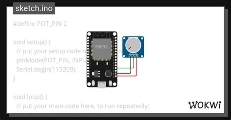 Pot Map Wokwi Esp32 Stm32 Arduino Simulator