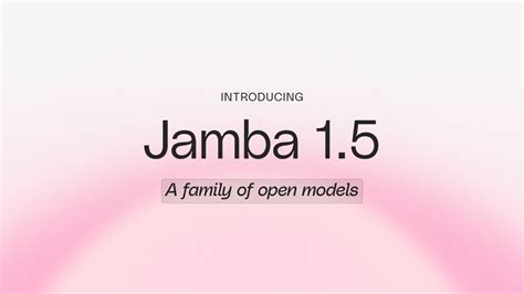 Jamba 1 5 Work4ai