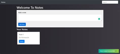 Show Toast Message On New Note Created Successfully · Issue 8 · Gdsc