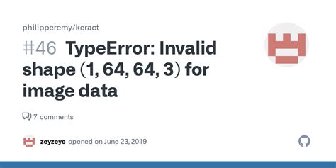 Typeerror Invalid Shape For Image Data Issue Philipperemy Keract Github