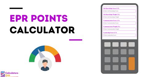 Epr Points Calculator