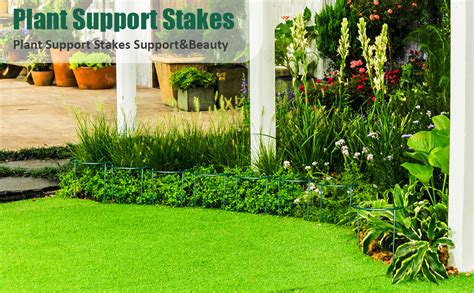 Kiyonddec Plant Support Stakes 6 Pack 16 Inch Garden Stakes Plant Stakes For