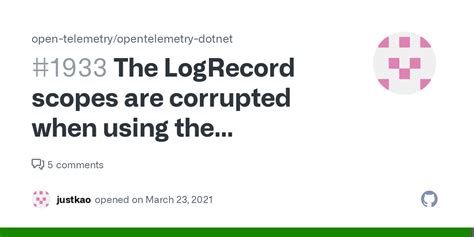 The Logrecord Scopes Are Corrupted When Using The Batchlogrecordexportprocessor · Issue 1933