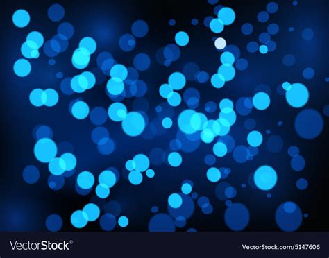 Abstract Blue Bokeh Royalty Free Vector Image Vectorstock