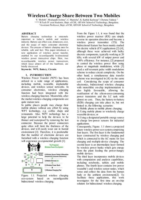 Solar Wireless Electrical Vehicle Charging System Ppt