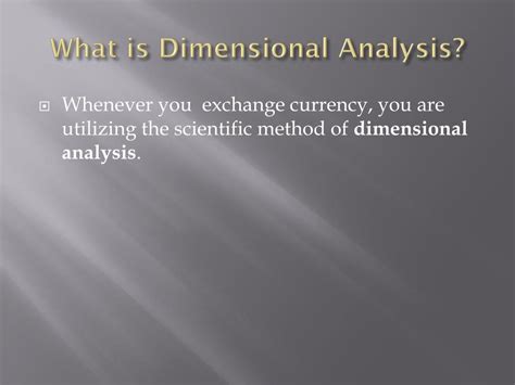 PPT Dimensional Analysis PowerPoint Presentation Free Download ID 3234528